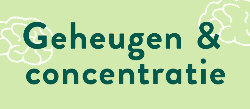 Gezondheidsdoel: Geheugen & Concentratie | Holland & Barrett