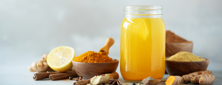 Peel the ginger and roughly chop before adding to your blender and ...