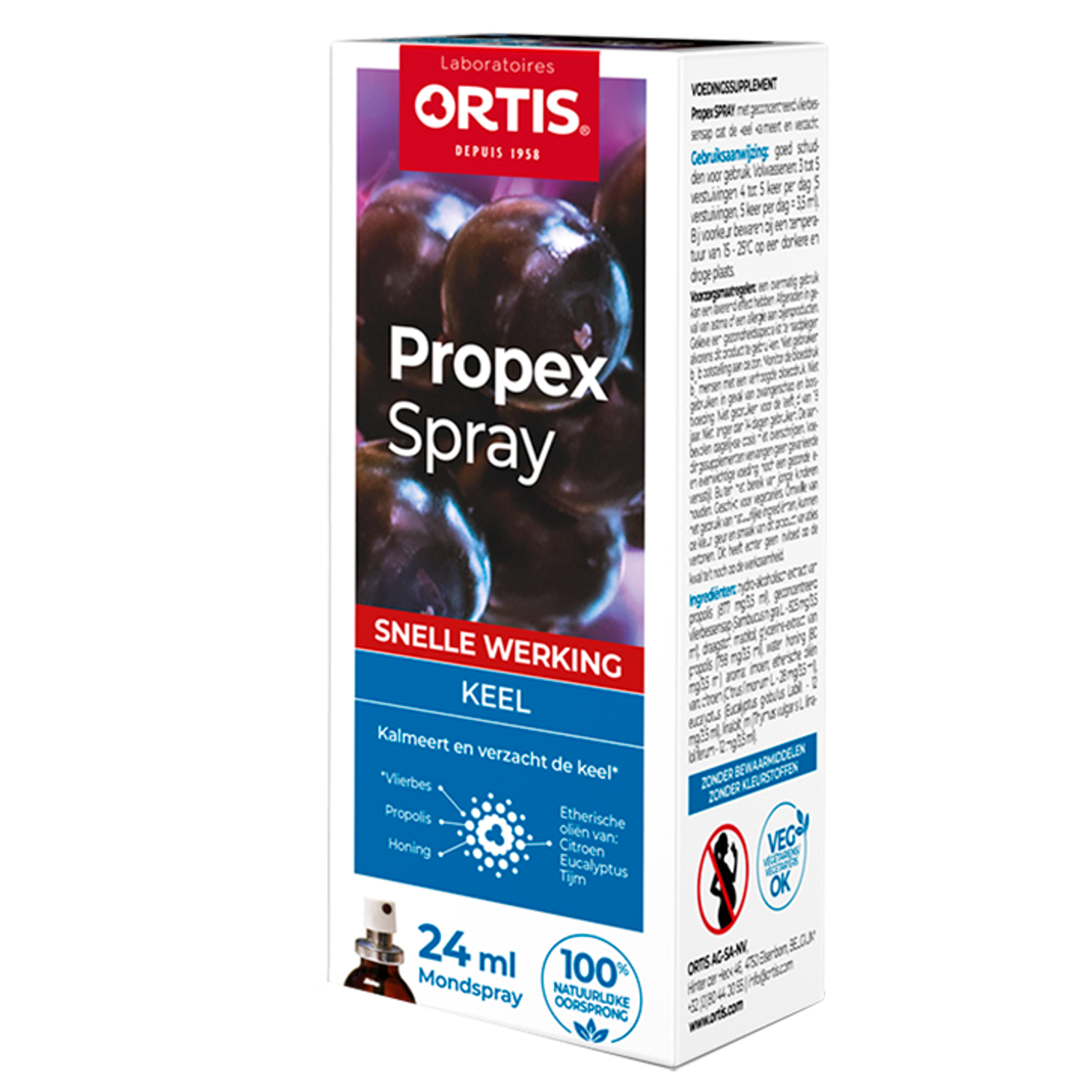 Ortis Propex Spray Keel kopen bij Holland & Barrett
