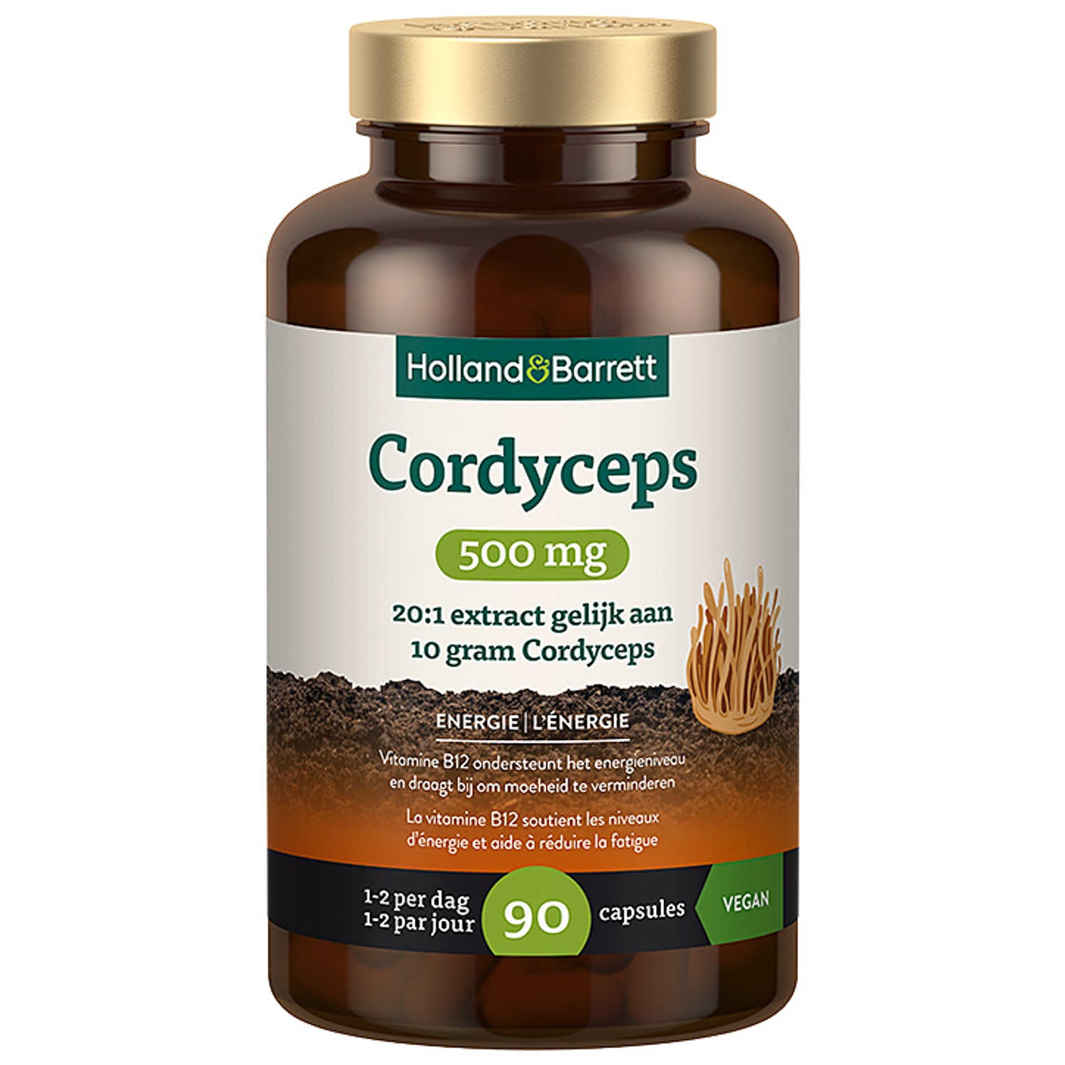Cordyceps Extract 500mg kopen bij Holland & Barrett