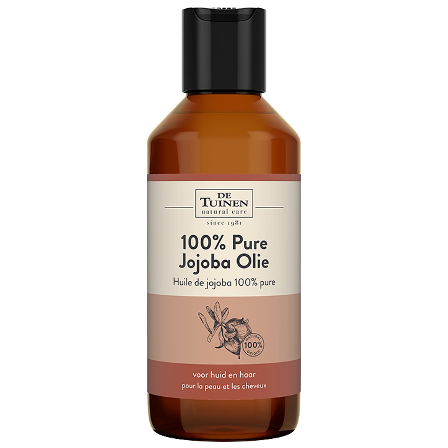 De Tuinen 100% Pure Koudgeperste Jojoba Olie - 150ml