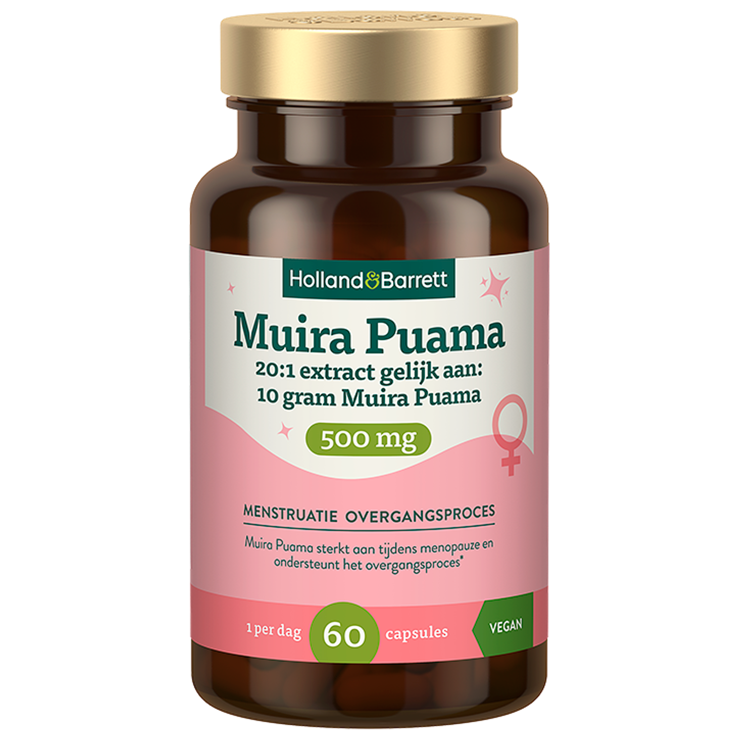 Holland & Barrett Muira Puama 500mg 20:1 Extract Gelijk Aan 10 Gram ...