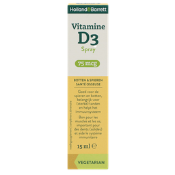 Vitamine D3 Spray 75 mcg kopen bij Holland & Barrett
