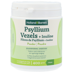 Holland & Barrett Psyllium Vezels + Inuline Poeder 400g kopen bij ...