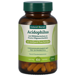Holland & Barrett Probiotica Acidophilus met Fructo-Oligosacchariden ...
