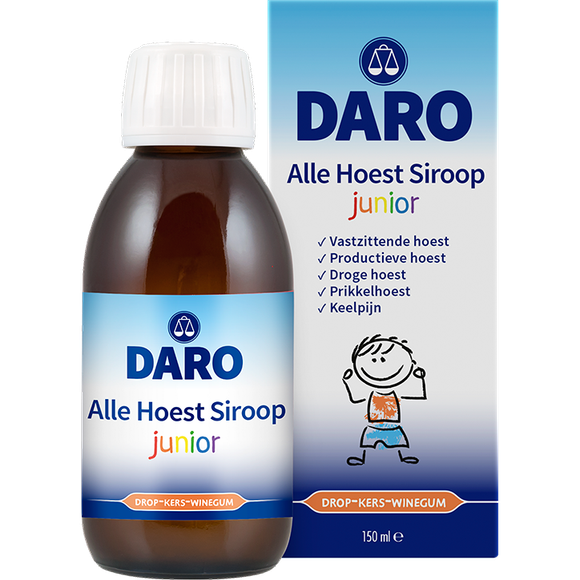 Daro Alle Hoest Siroop Junior Drop-Kers-Winegum Drop-Kers-Winegum ...