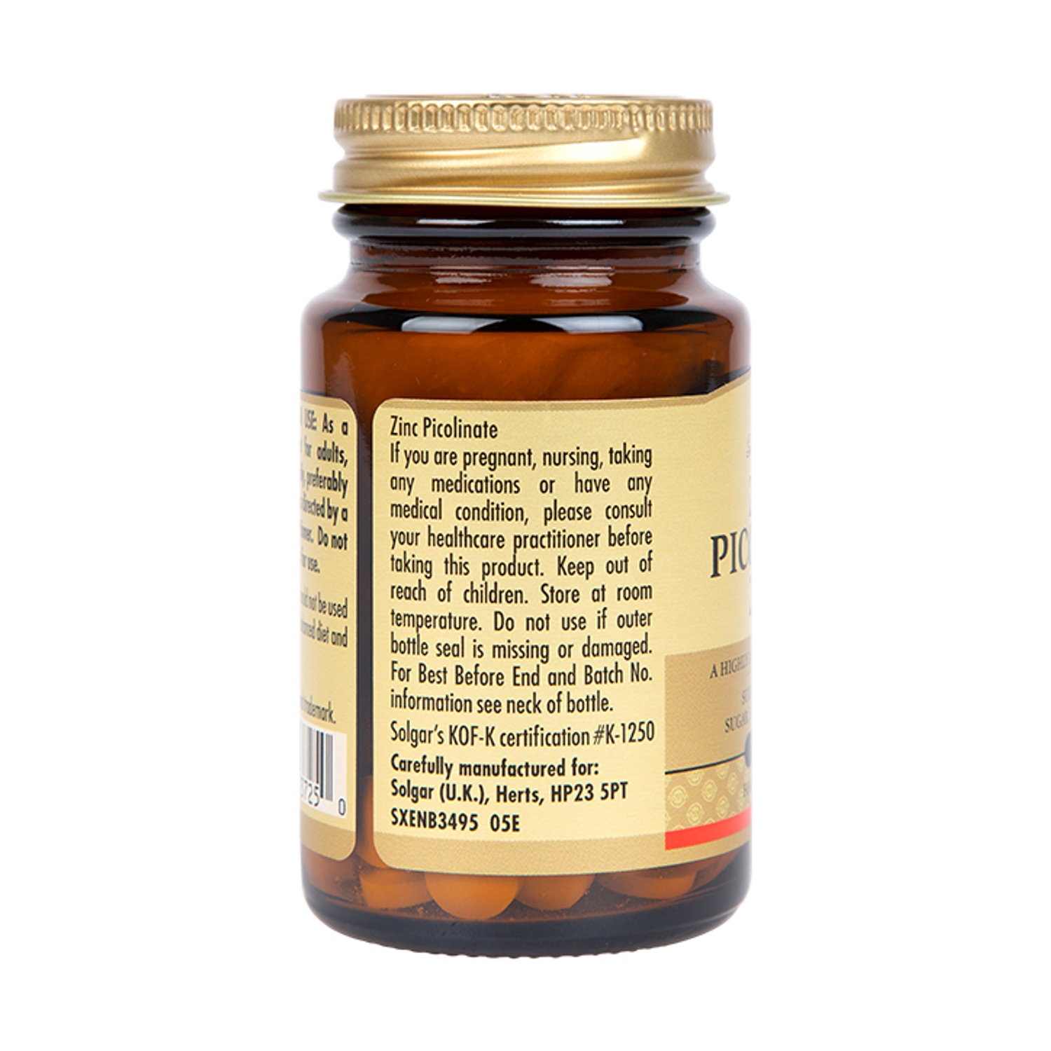 Solgar Zinc Picolinate 22mg Tablets | Holland & Barrett