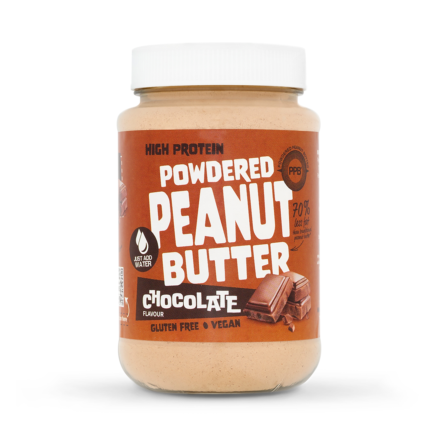 PPB Powdered Peanut Butter Chocolate 180g | Holland & Barrett