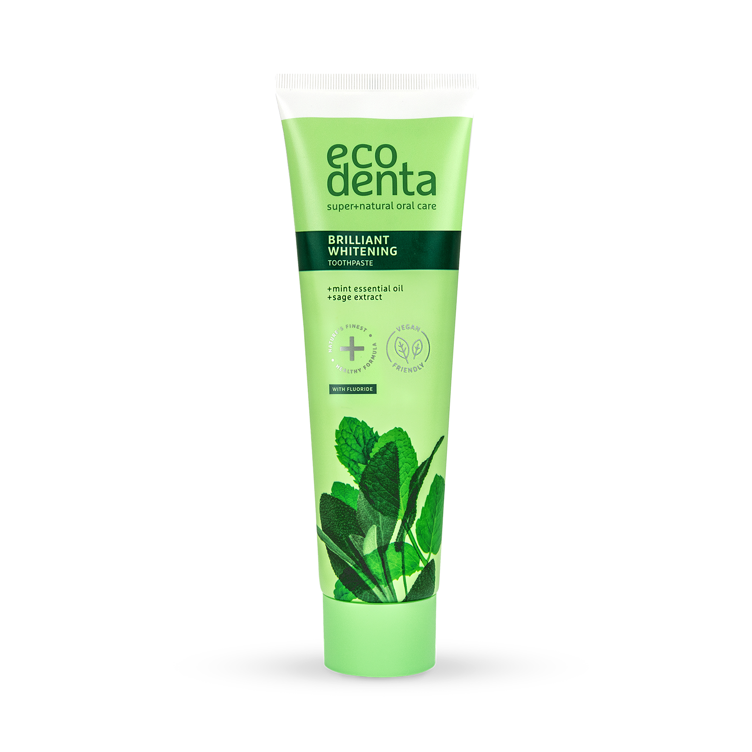 Ecodenta Whitening Toothpaste with Mint Oil and Sage Extract 100ml ...