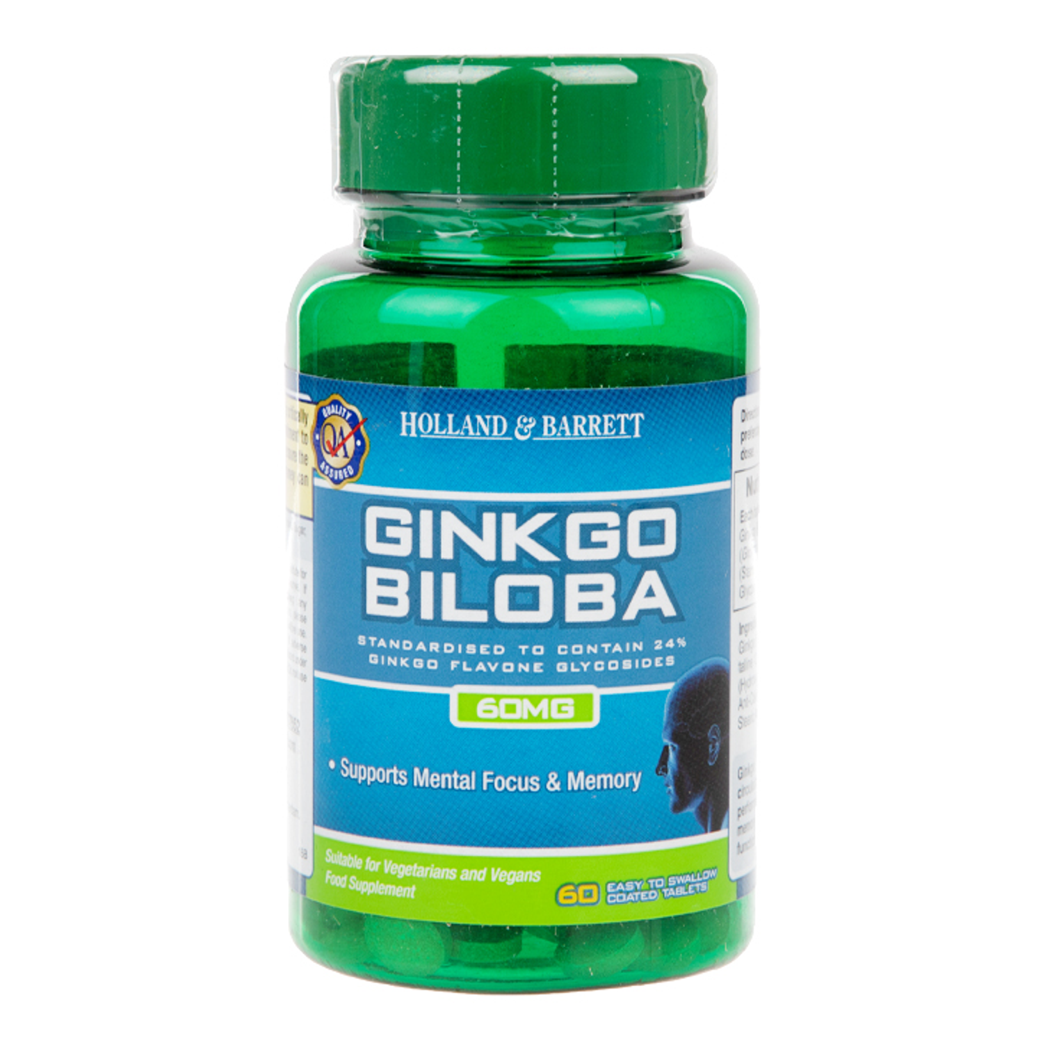 Ginkgo Biloba Tablets 60mg | Vegan | Holland & Barrett