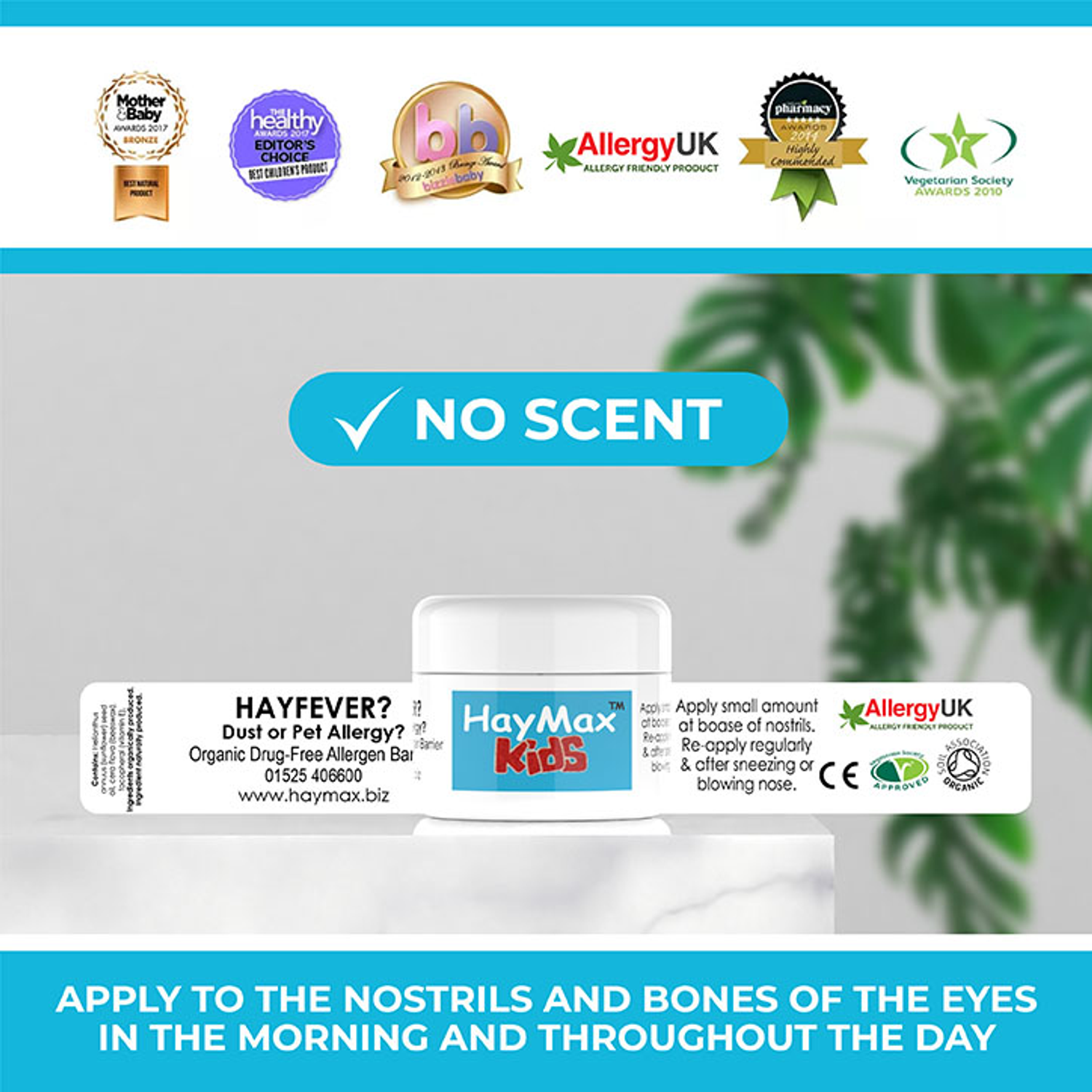 HayMax Kids Pollen Barrier Balm | Holland & Barrett