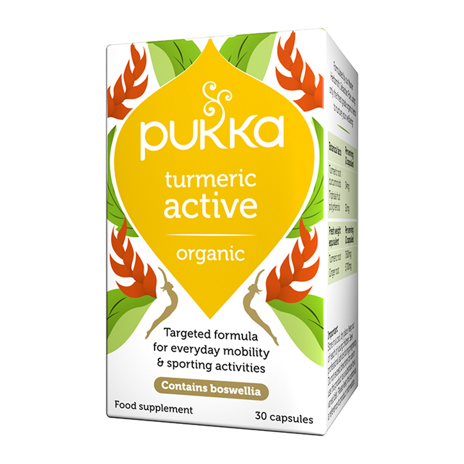 Pukka Organic Turmeric Active 30 Capsules