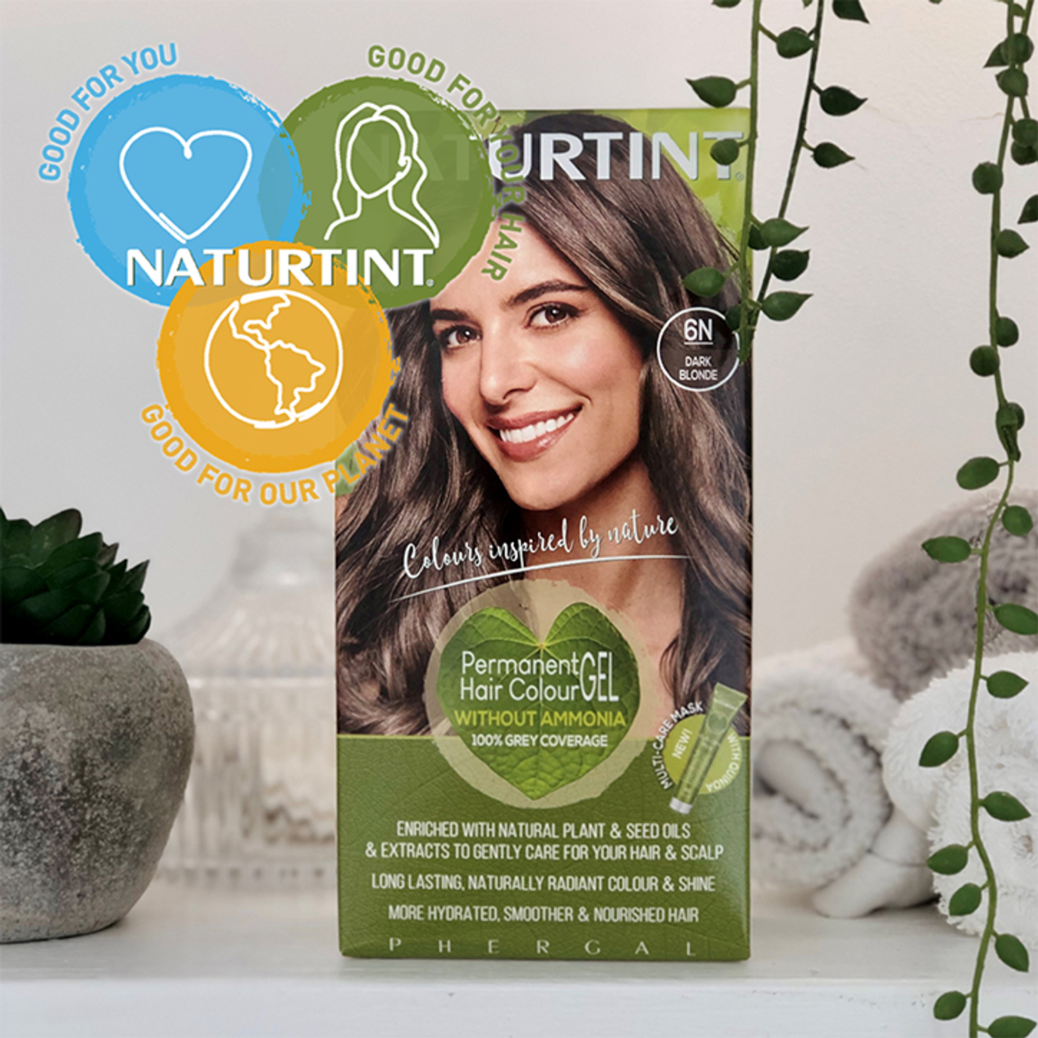 Naturtint Permanent Hair Colour 6N Dark Blonde | Holland & Barrett