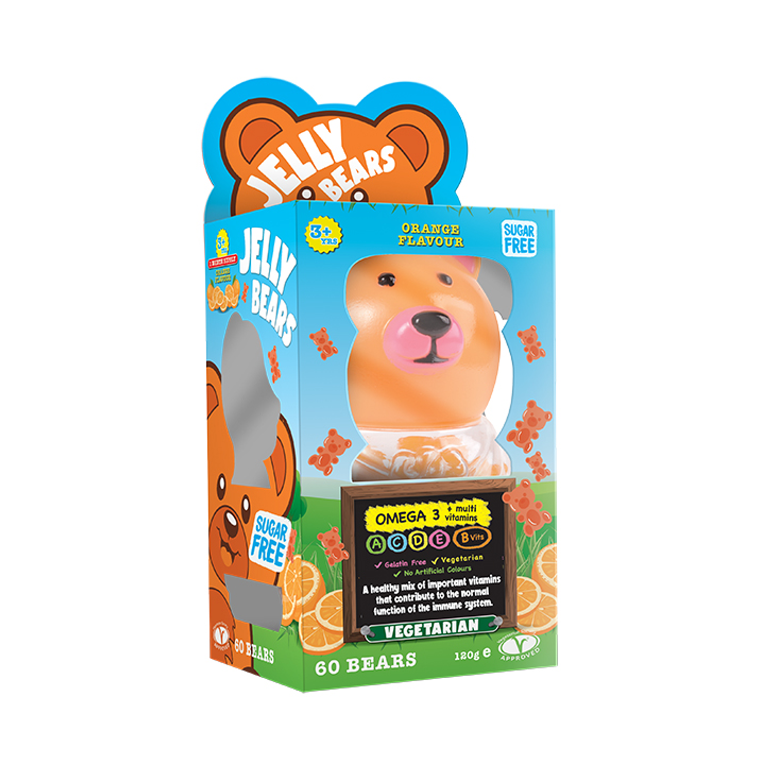 Jelly Bears Omega 3 Fruit Bear Chewables | Holland & Barrett