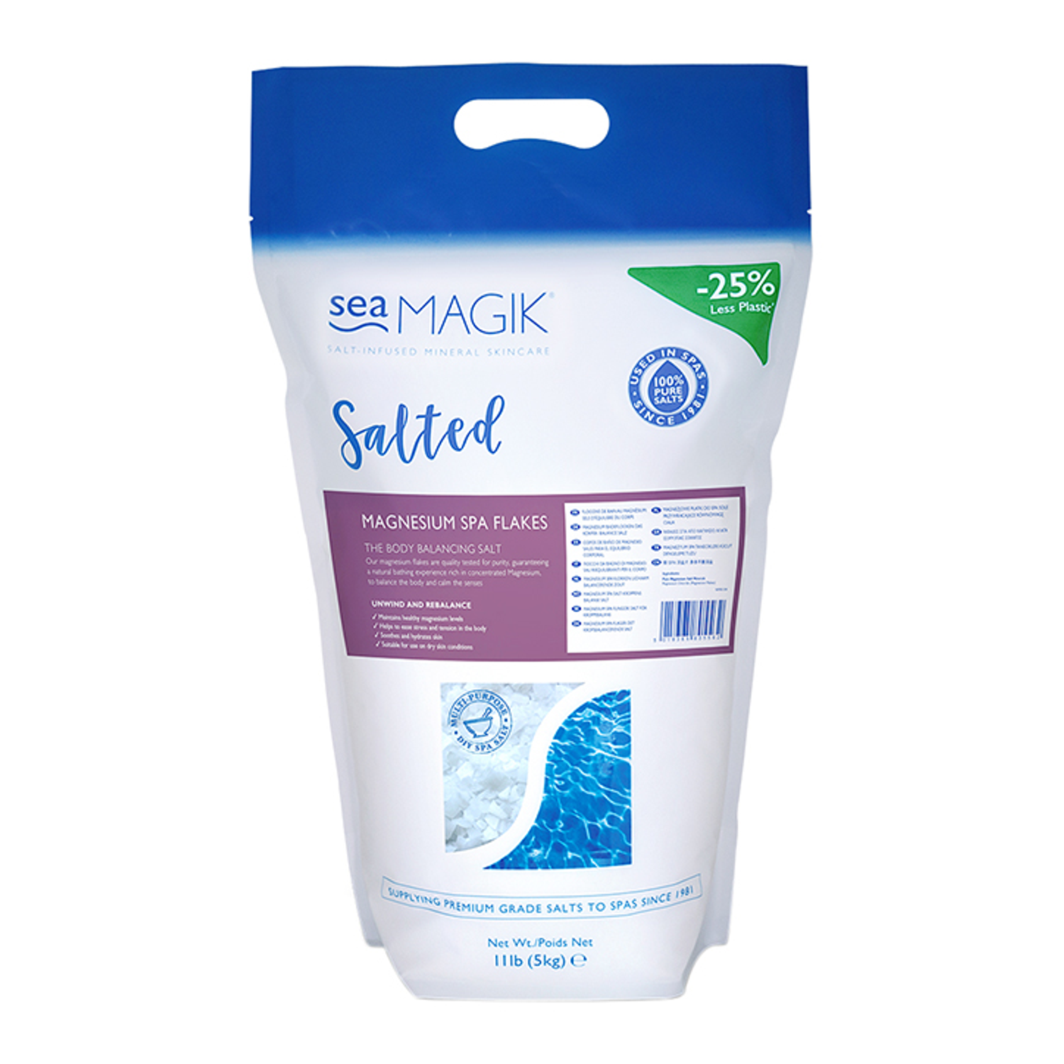 Sea Magik Salted Magnesium Spa Flakes 5kg | Holland & Barrett