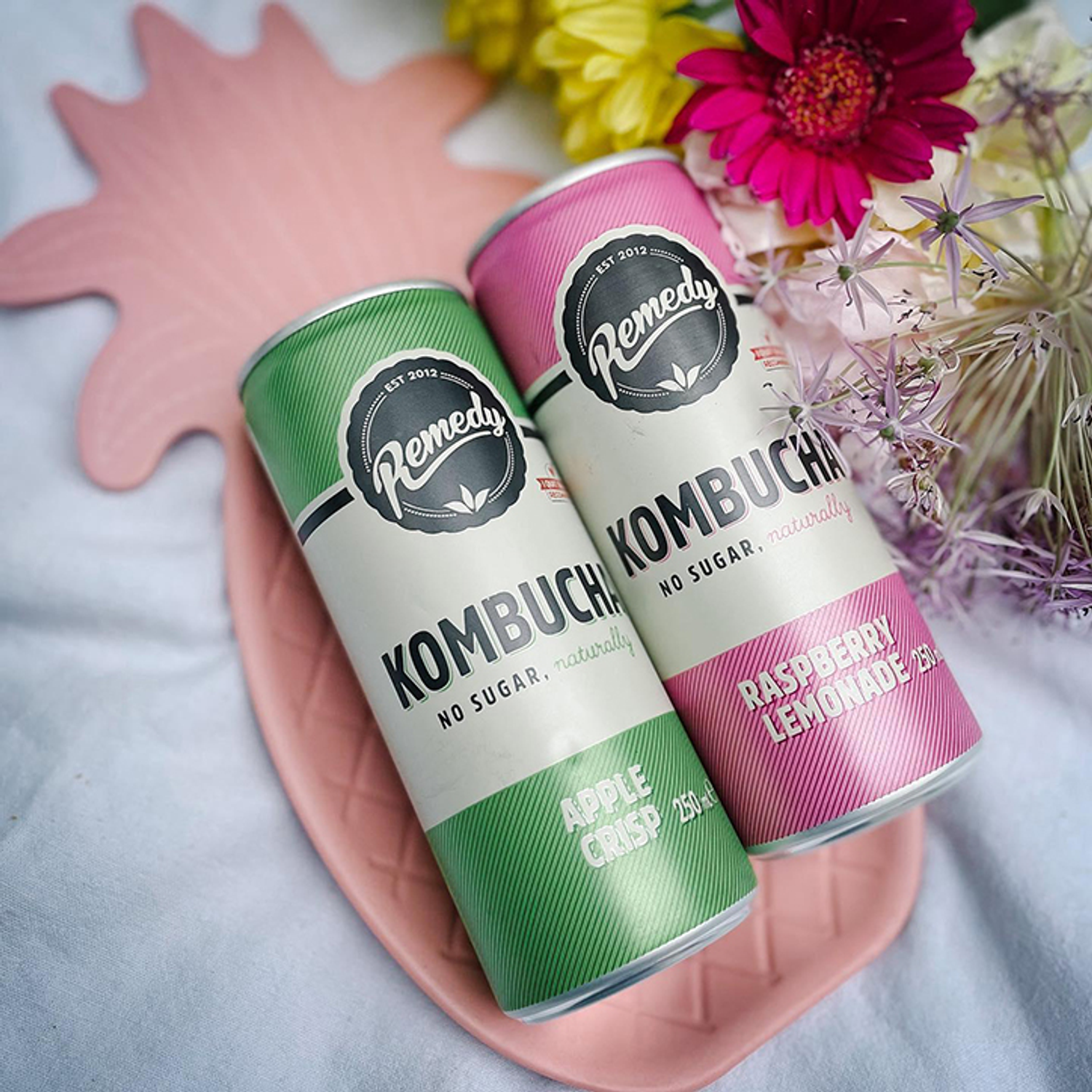 Remedy Raspberry Lemonade Kombucha 250ml | Holland & Barrett