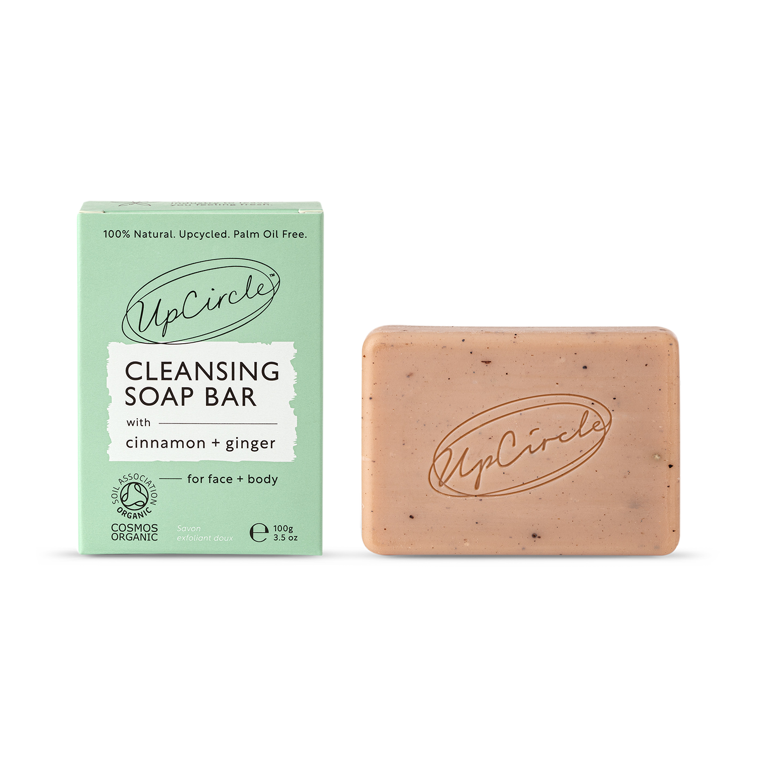 UpCircle Cinnamon & Ginger Chai Soap Bar 100g | Holland & Barrett