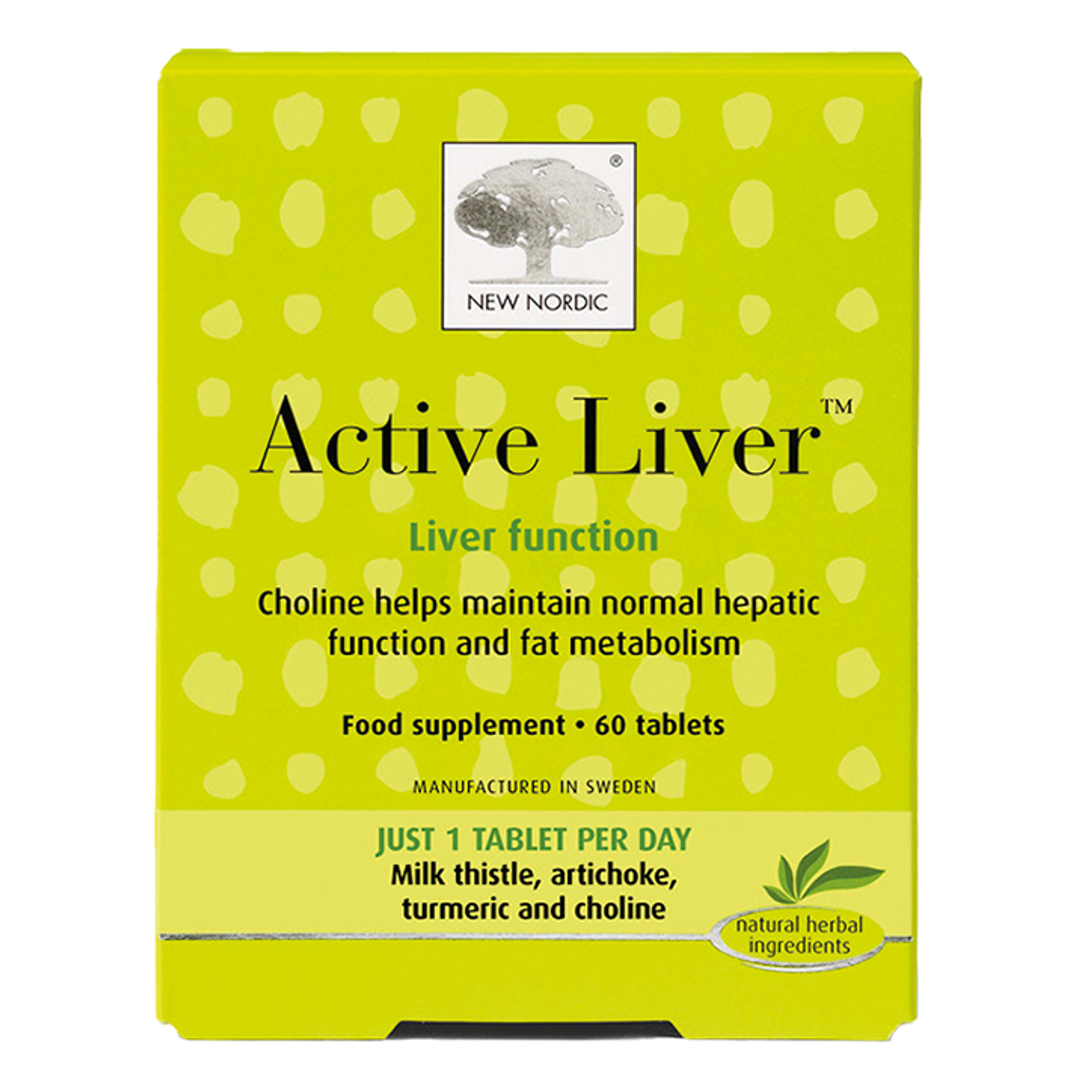 New Nordic Active Liver 60 Tablets | Holland & Barrett