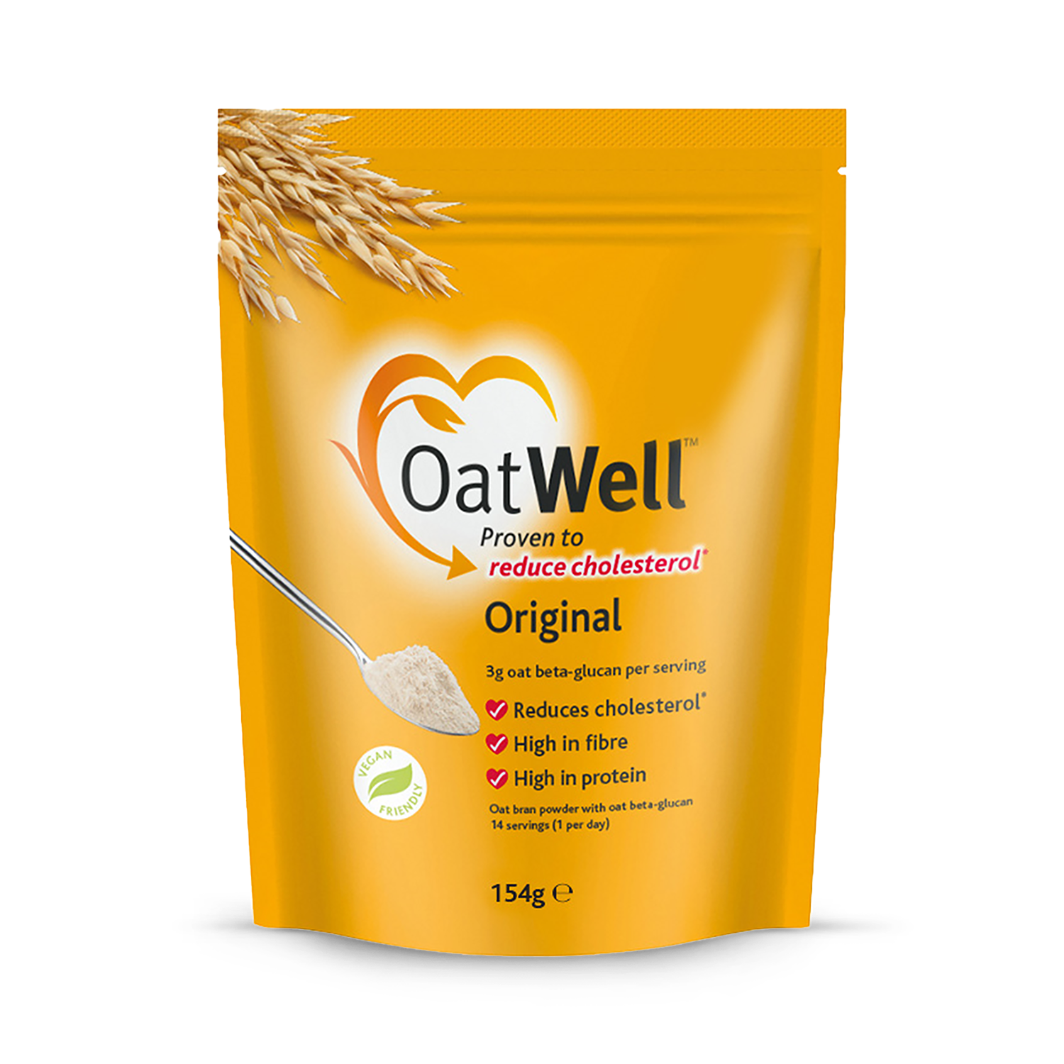 Oatwell Original Oat Bran Powder with Beta-Glucan 14 Day Supply ...