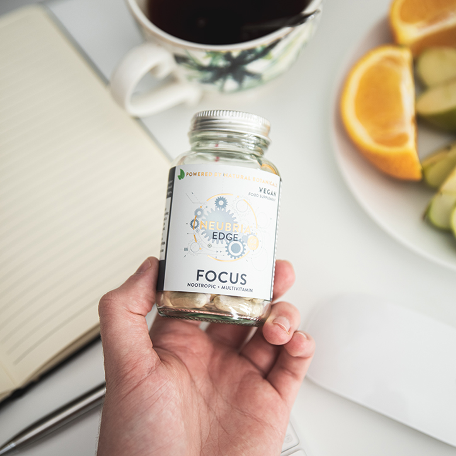Neubria Edge Focus Nootropic Multivitamin Vegan 60 Capsules | Holland ...