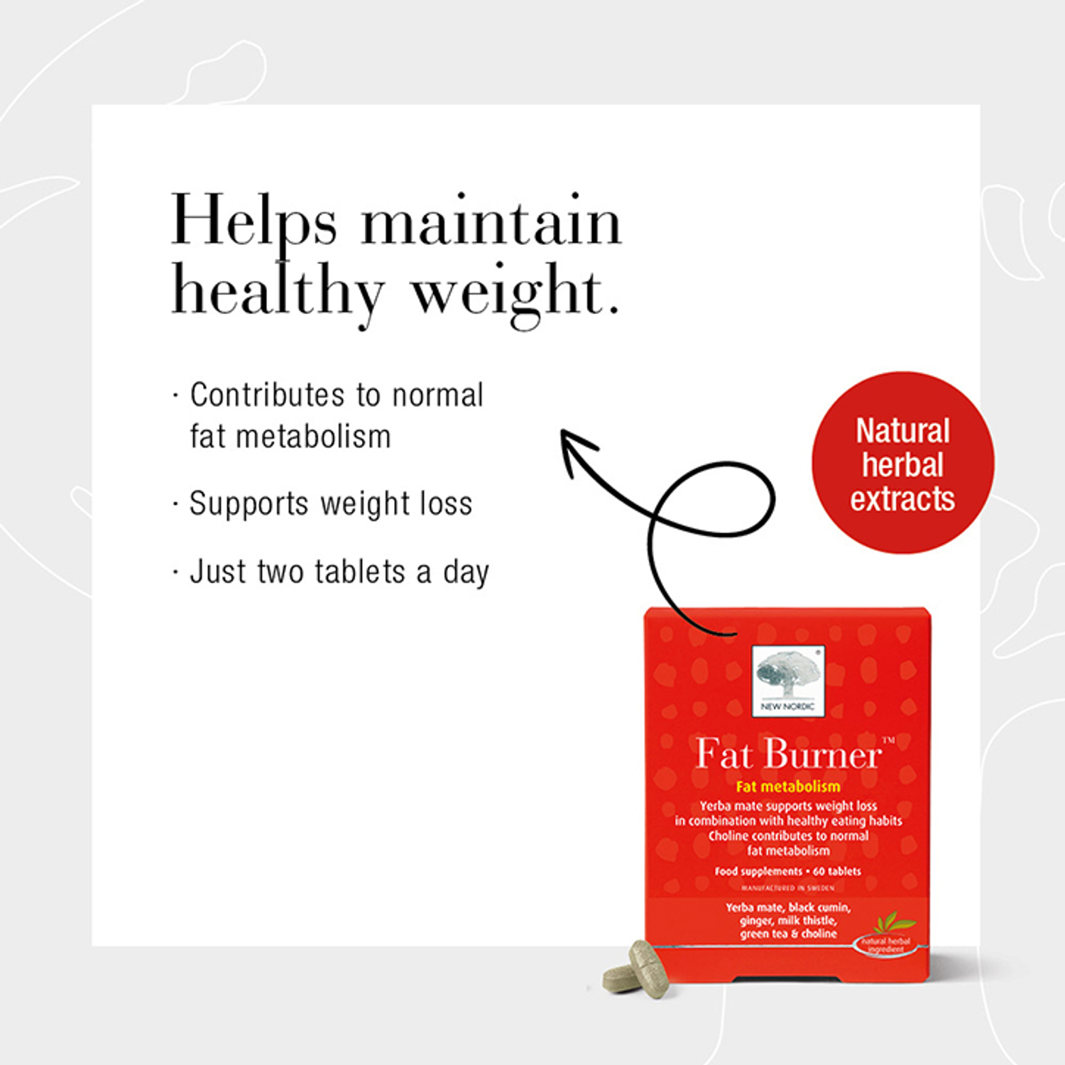 New Nordic Fat Burner Tablets | Holland & Barrett