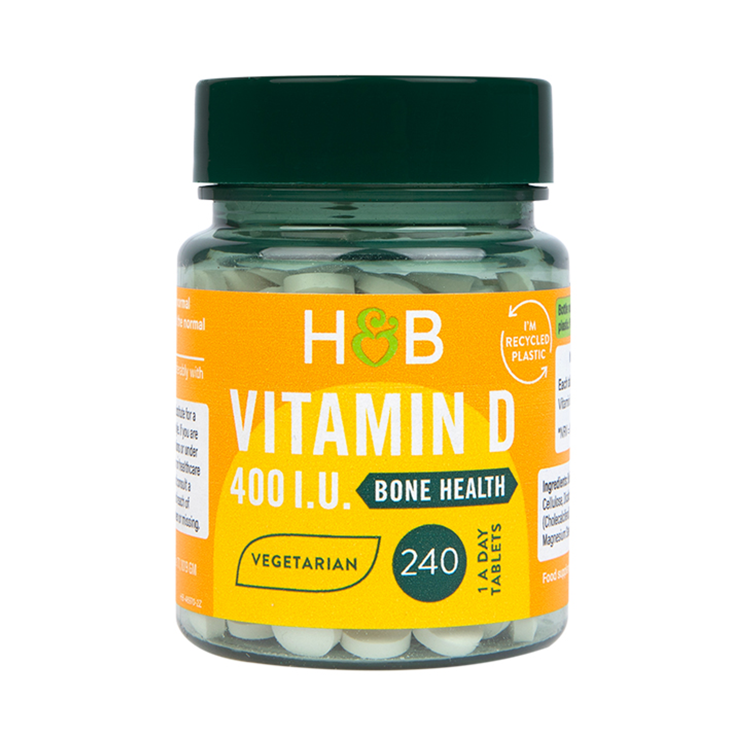 H&B Vitamin D 400 I.U. 10ug 240 Tablets | Holland & Barrett