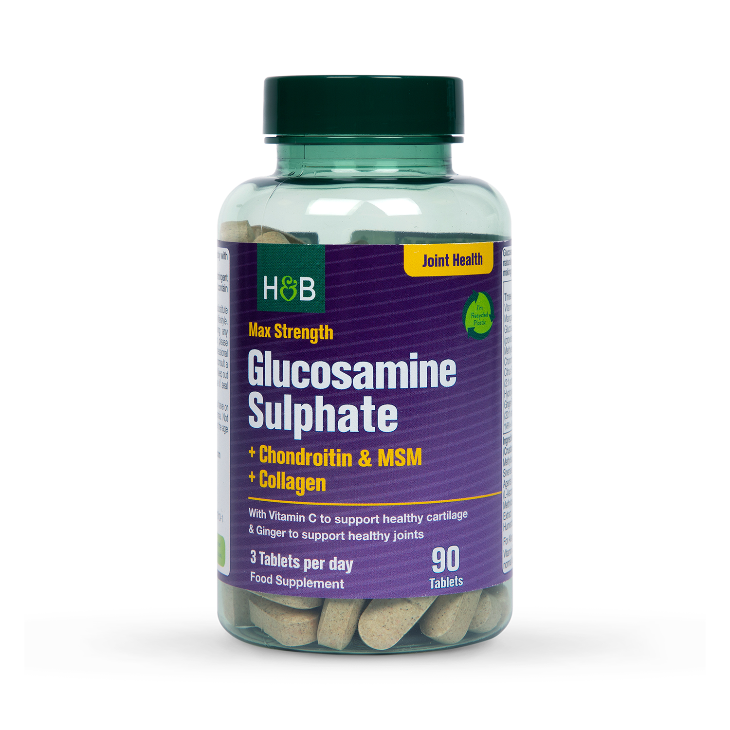 H&B Max Strength Glucosamine & Chondroitin 90 Tablets |Holland & Barrett