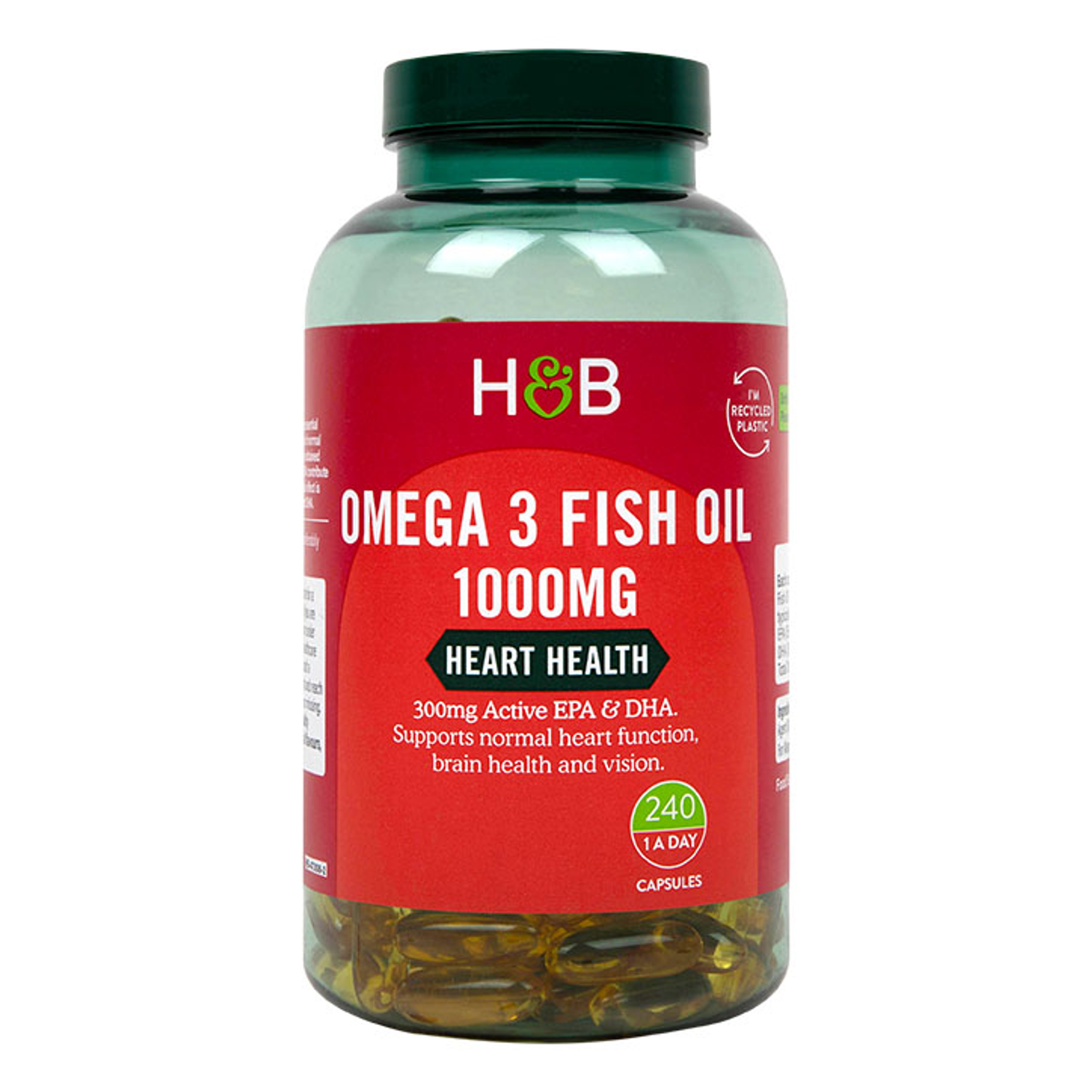 H&B Omega 3 Fish Oil Capsules 1000mg | Holland & Barrett