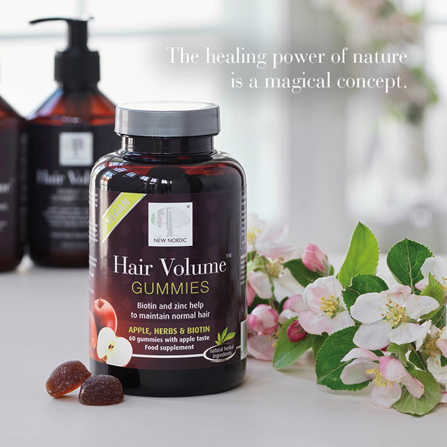 New Nordic Hair Volume Supplement 60 Gummies | Holland & Barrett
