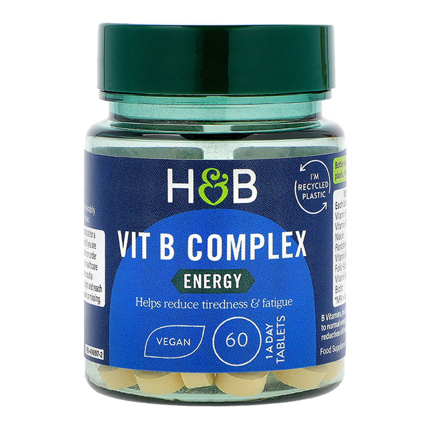 H&B Complete Vit B Complex 60 Tablets | Holland & Barrett