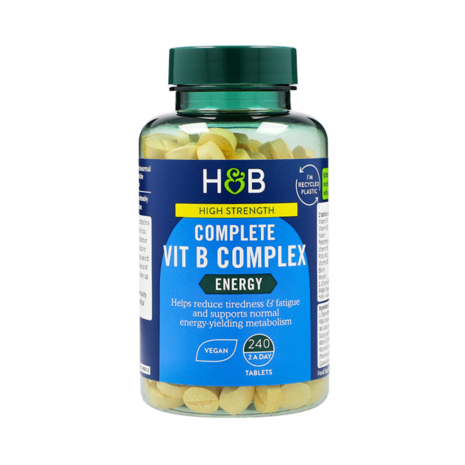 H&B High Strength Complete Vit B Complex 240 Tablets |Holland & Barrett