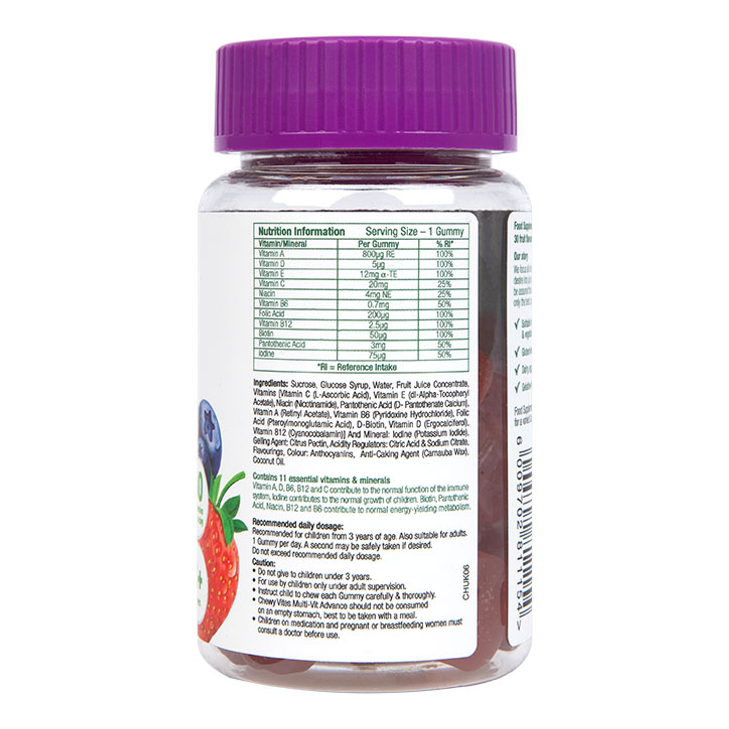 Chewy Vites Kids Multivitamin Advance 30's| Holland & Barrett