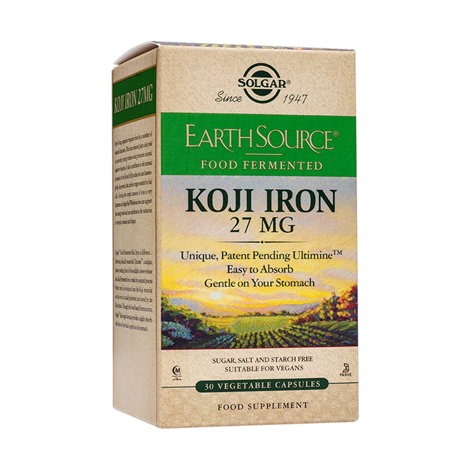 Earth Source Food Fermented Koji Iron 27 mg| Holland & Barrett