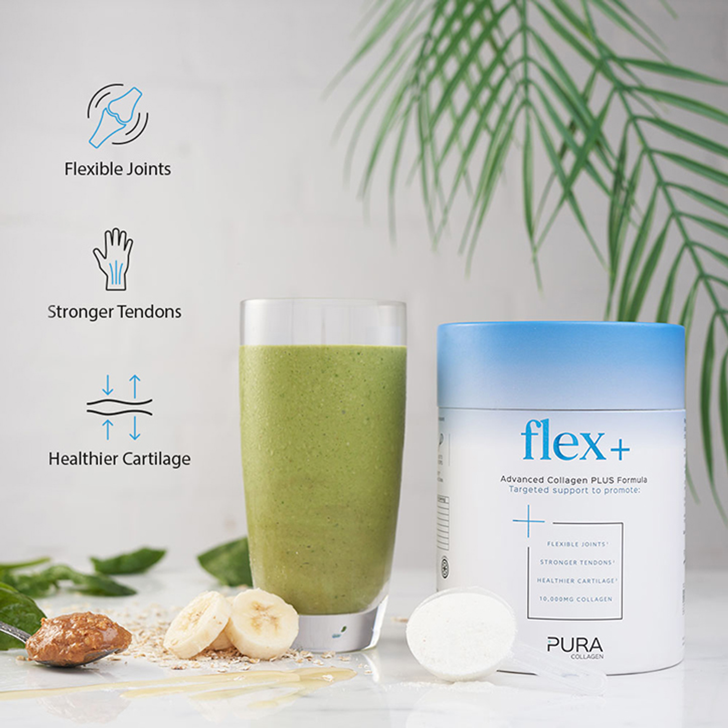 Pura Collagen flex+ Advanced Collagen PLUS Formula 262g| Holland & Barrett