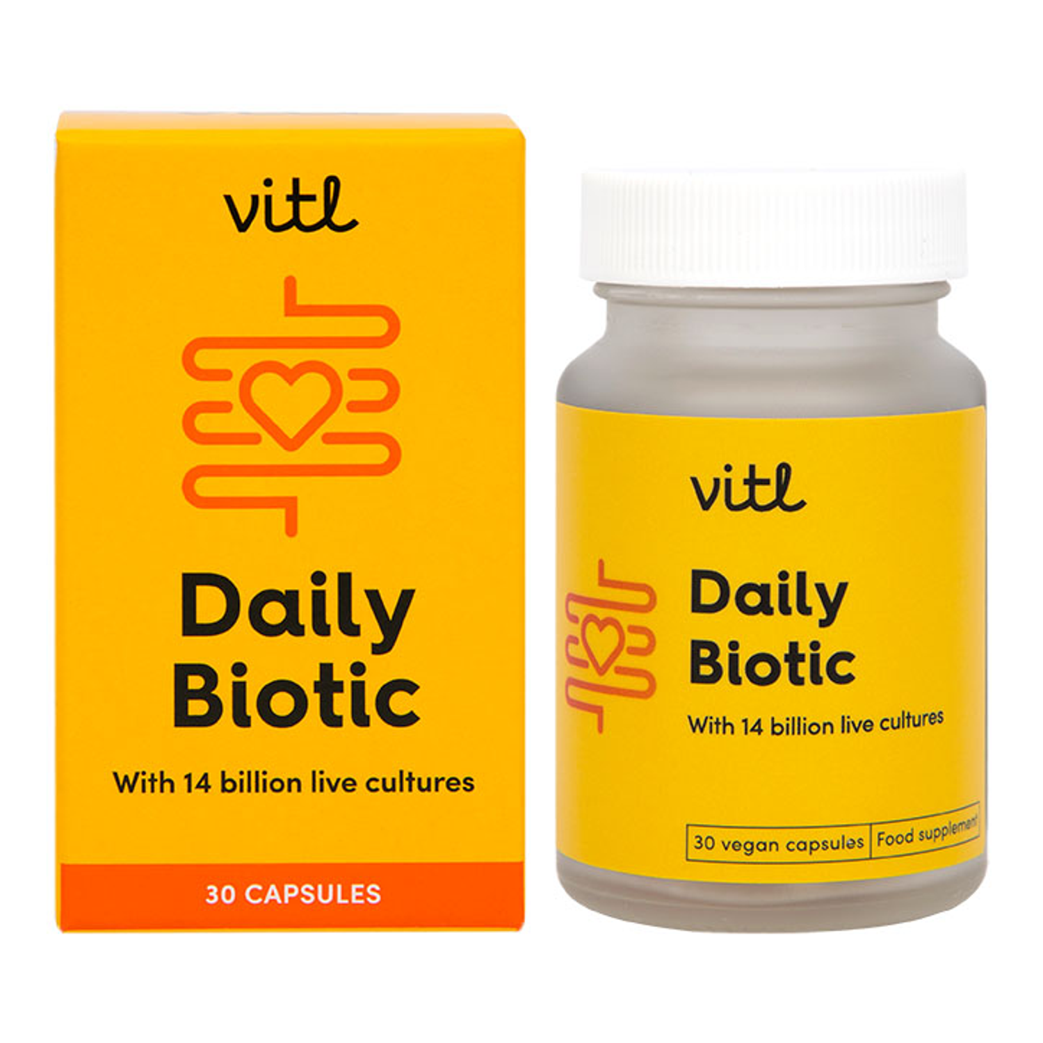 Vitl Daily Biotic 30 Capsules| Holland & Barrett