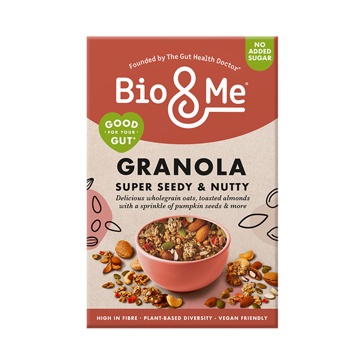 Bio&Me Seed & Nut Gut-Loving Prebiotic* Granola| Holland & Barrett