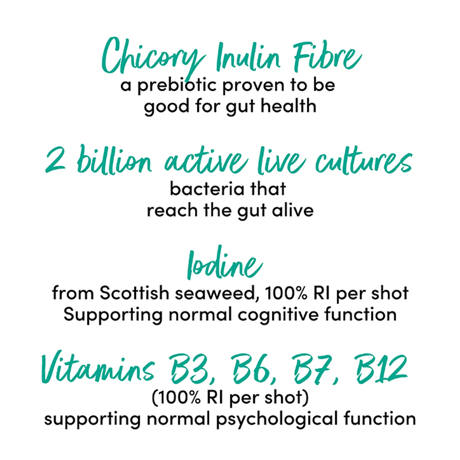 No.1 Living Gut & Brain Health Shot Full Box 10 x 60ml | Holland & Barrett