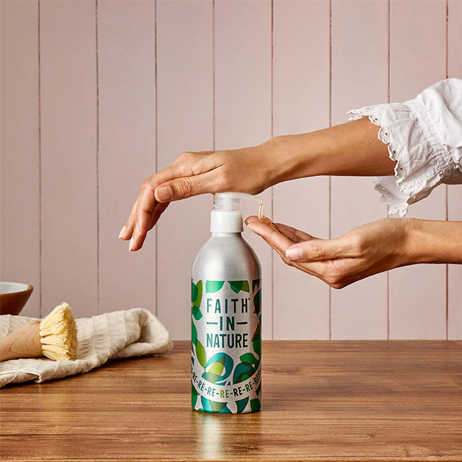 Faith In Nature Refill Aluminium Bottle 450ml | Holland & Barrett