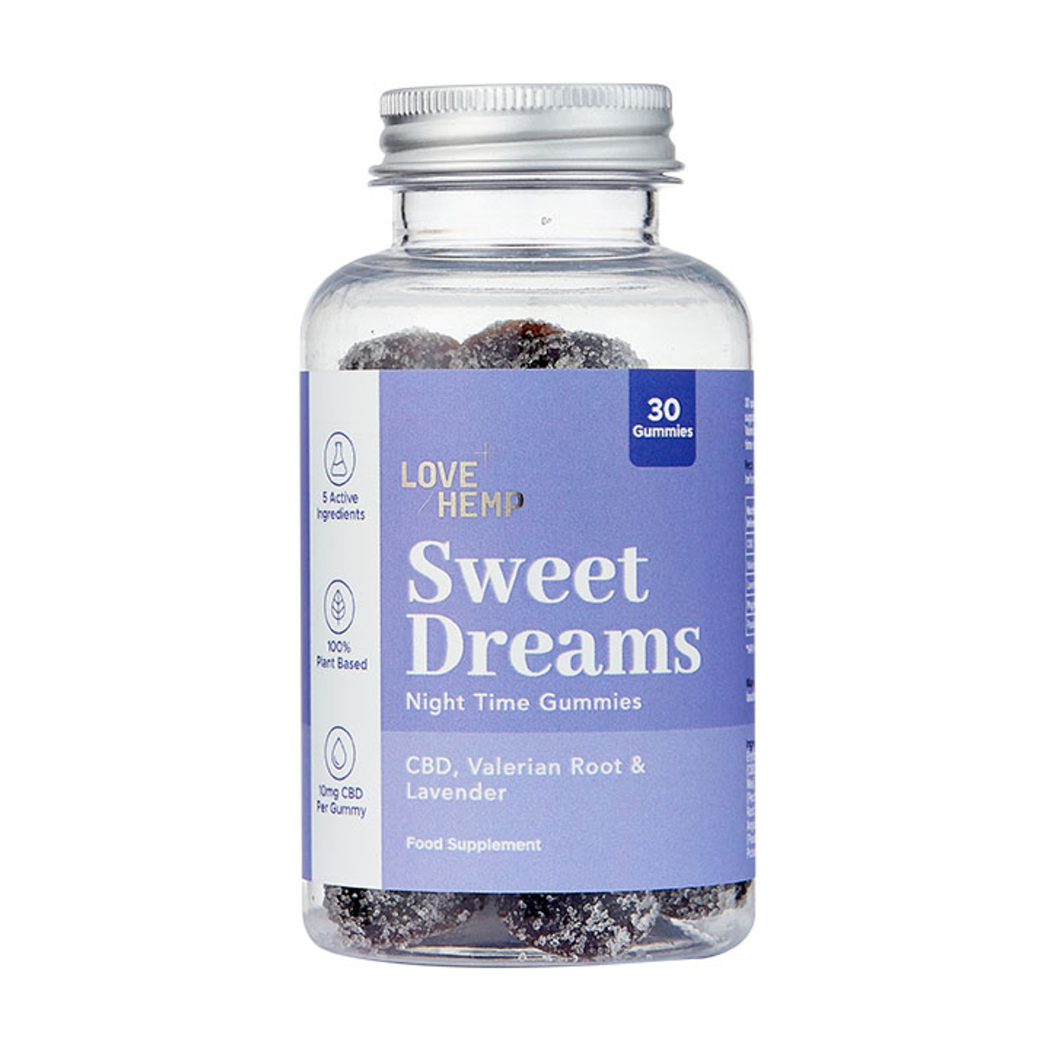 Love Hemp Sweet Dreams 300mg CBD Cold Press 30 Gummies | Holland & Barrett
