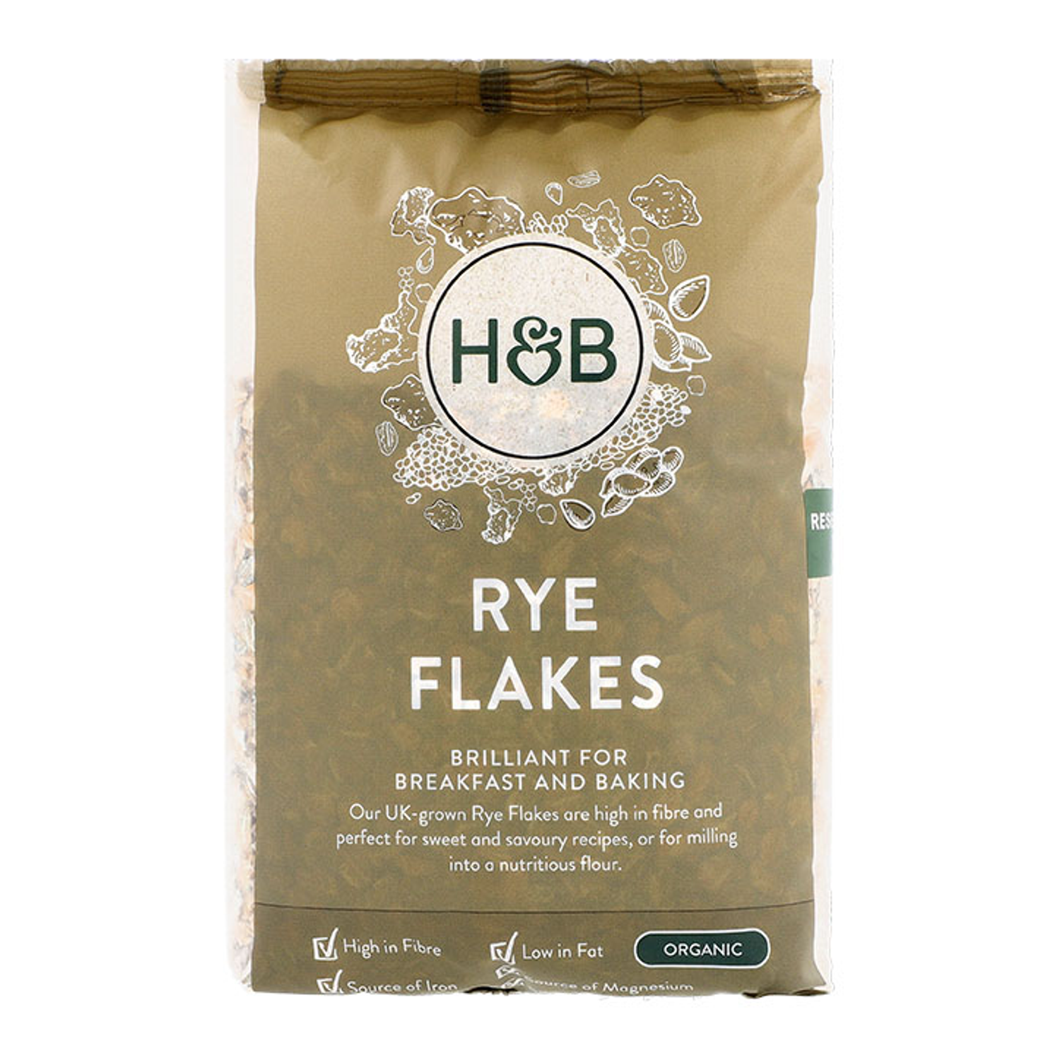 Holland & Barrett Rye Flakes 500g | Holland & Barrett
