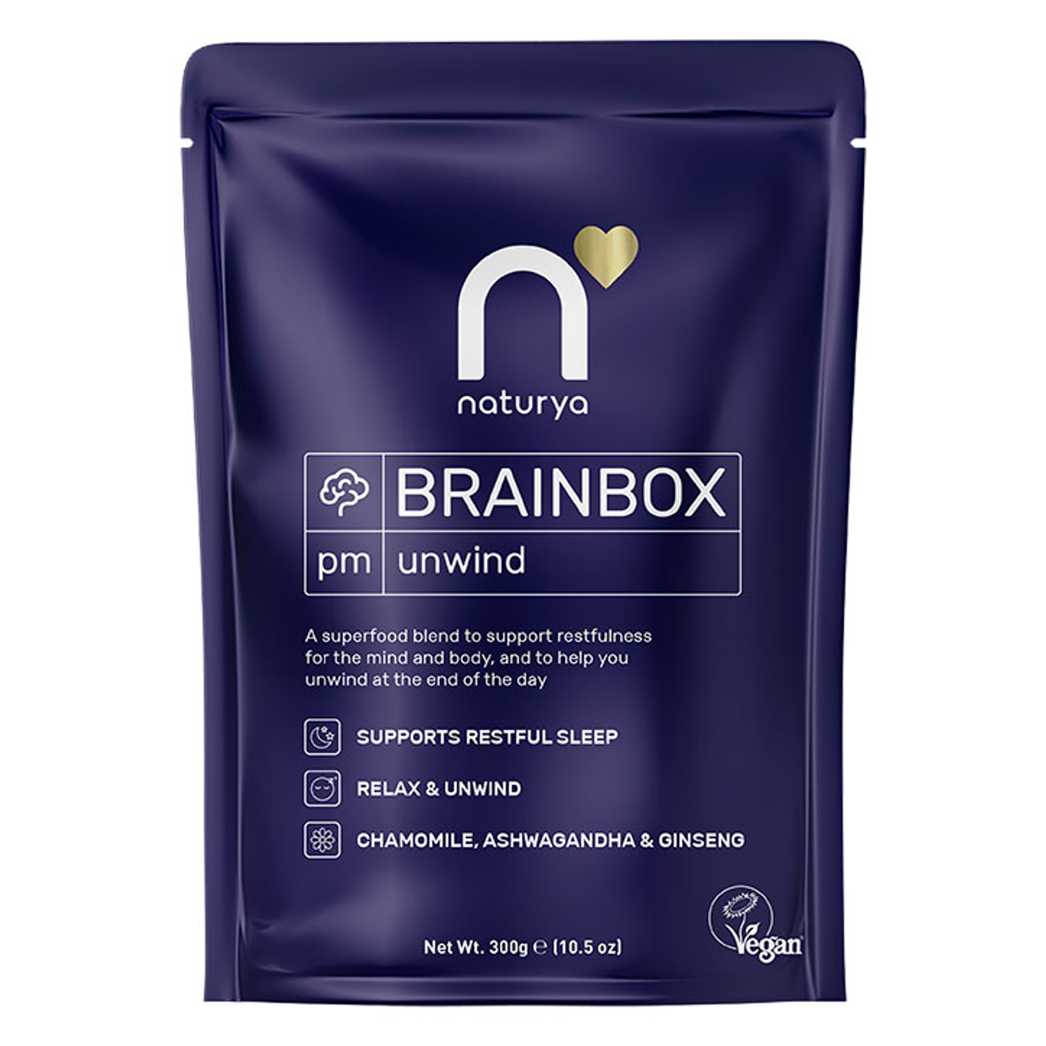 Naturya BrainBox PM Unwind 300g | Holland & Barrett