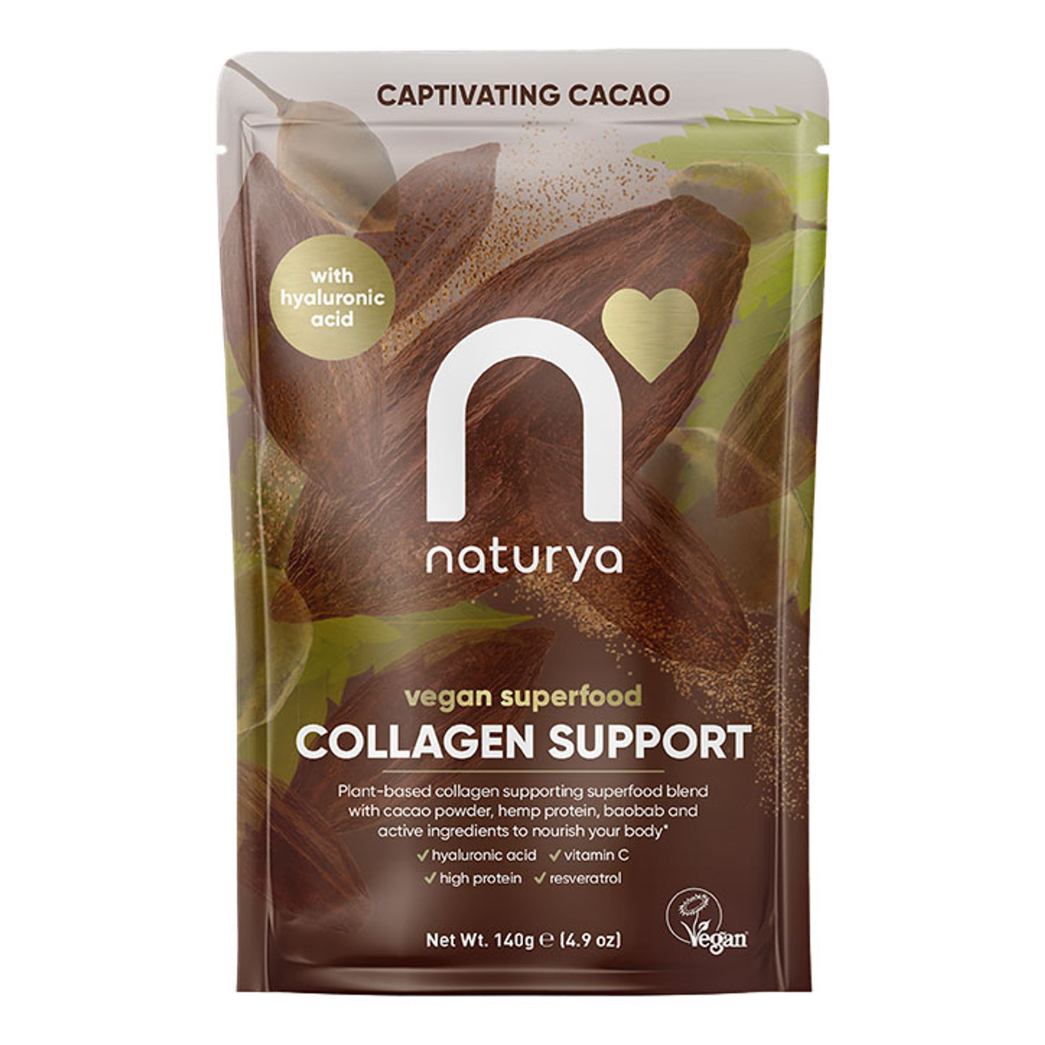 Naturya Collagen Support Captivating Cacao 140g | Holland & Barrett