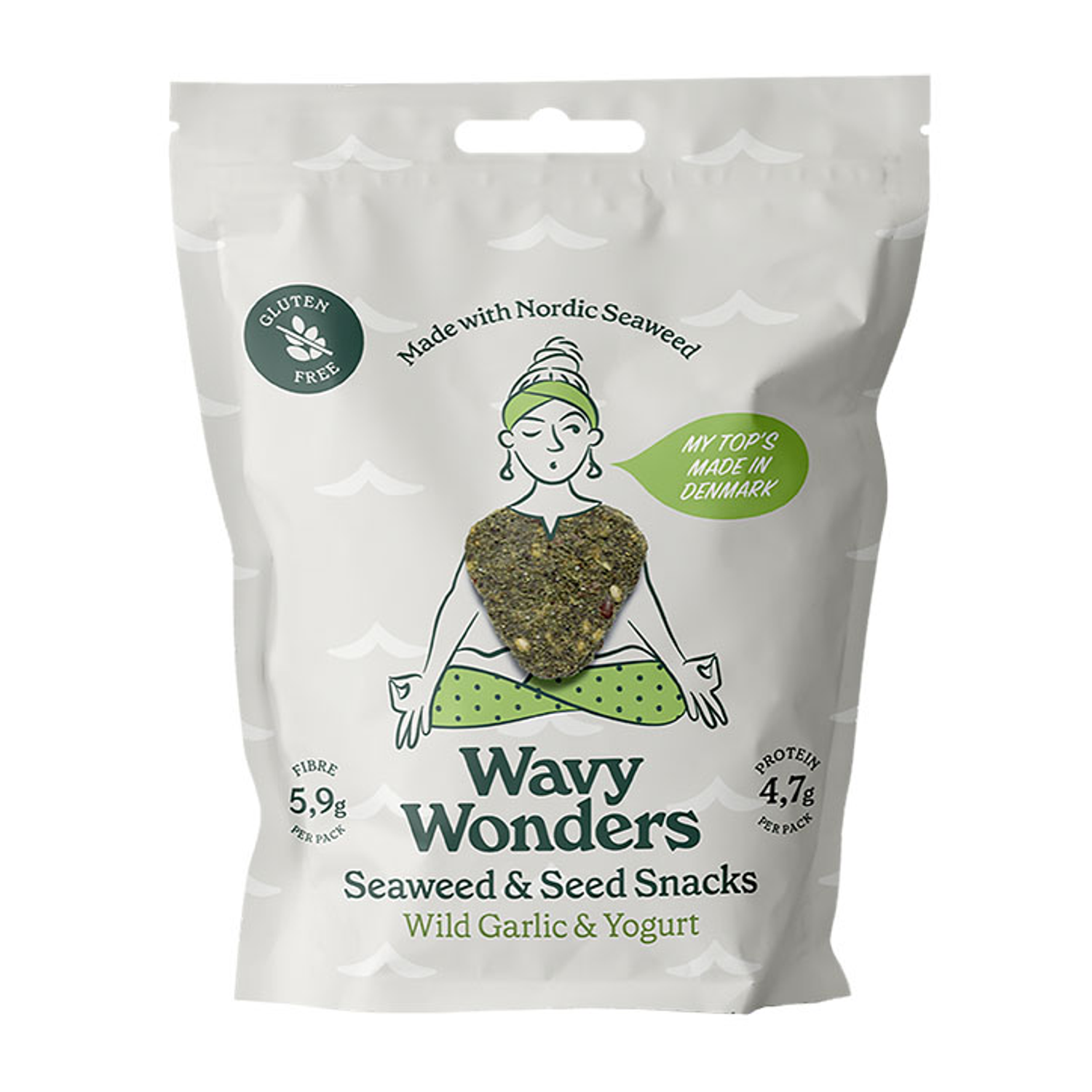Wavy Wonders Seaweed & Seed Snack Garlic & Yoghurt | Holland & Barrett