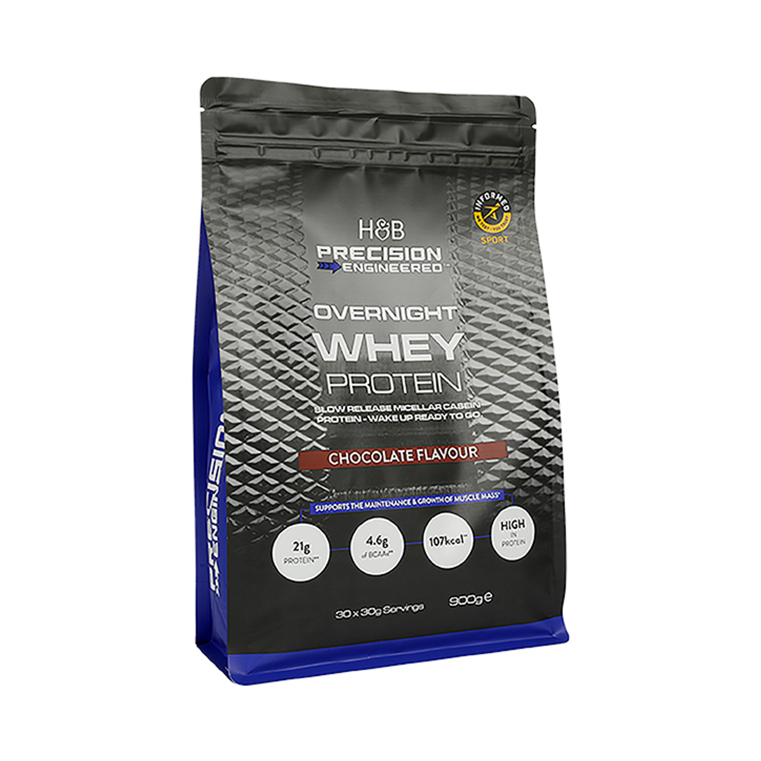 Overnight Whey Protein Chocolate 900g | Protein Powders | H&B