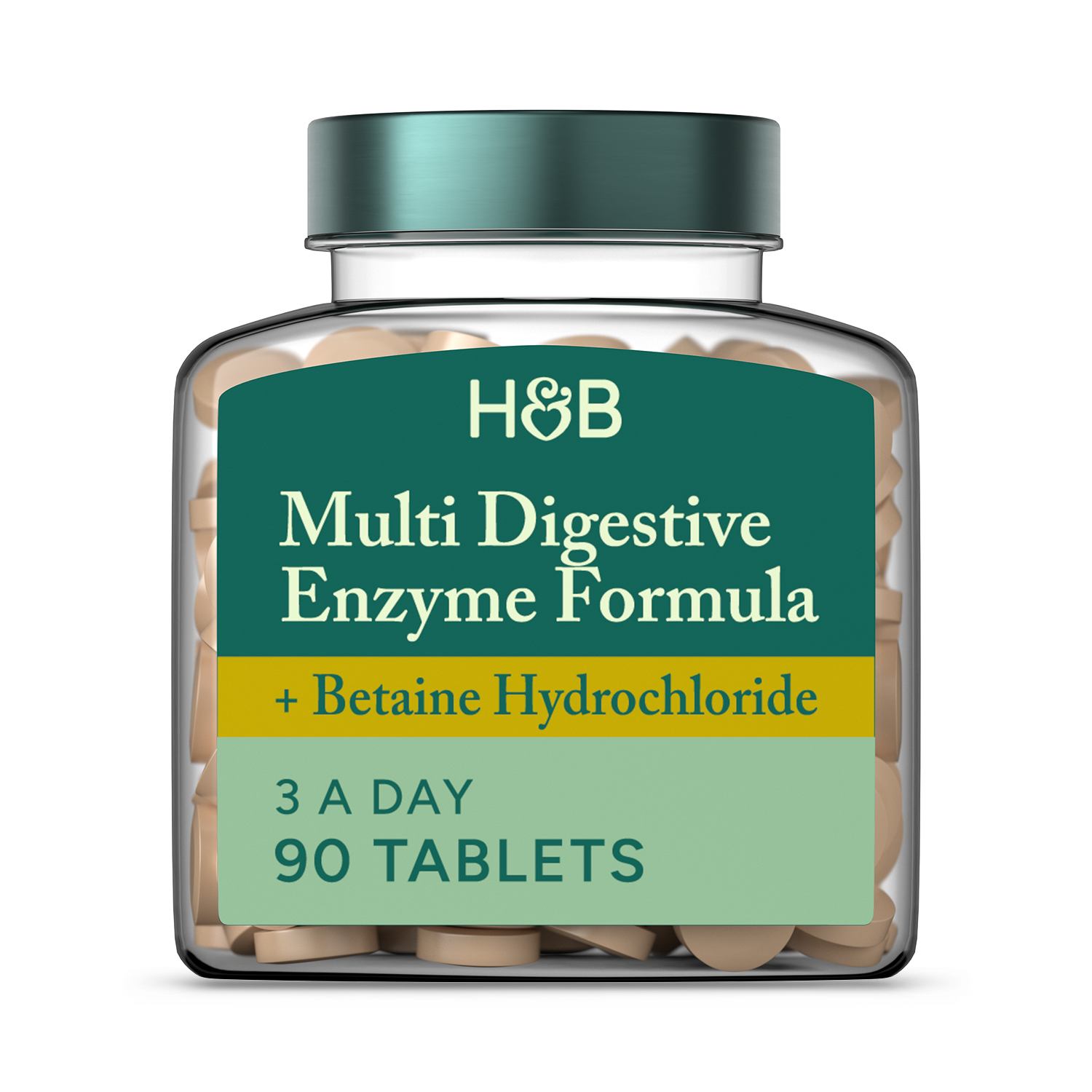Multi-Digestive Enzyme Formula 90 Tablets | H&B