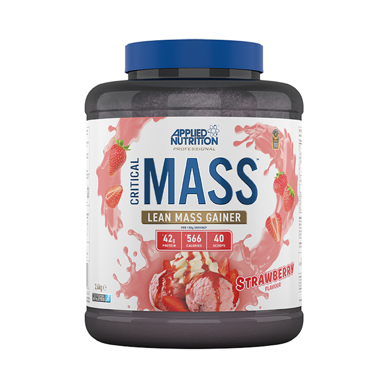 Applied Nutrition Critical Mass Gainer Strawberry 2.4kg |Holland & Barrett