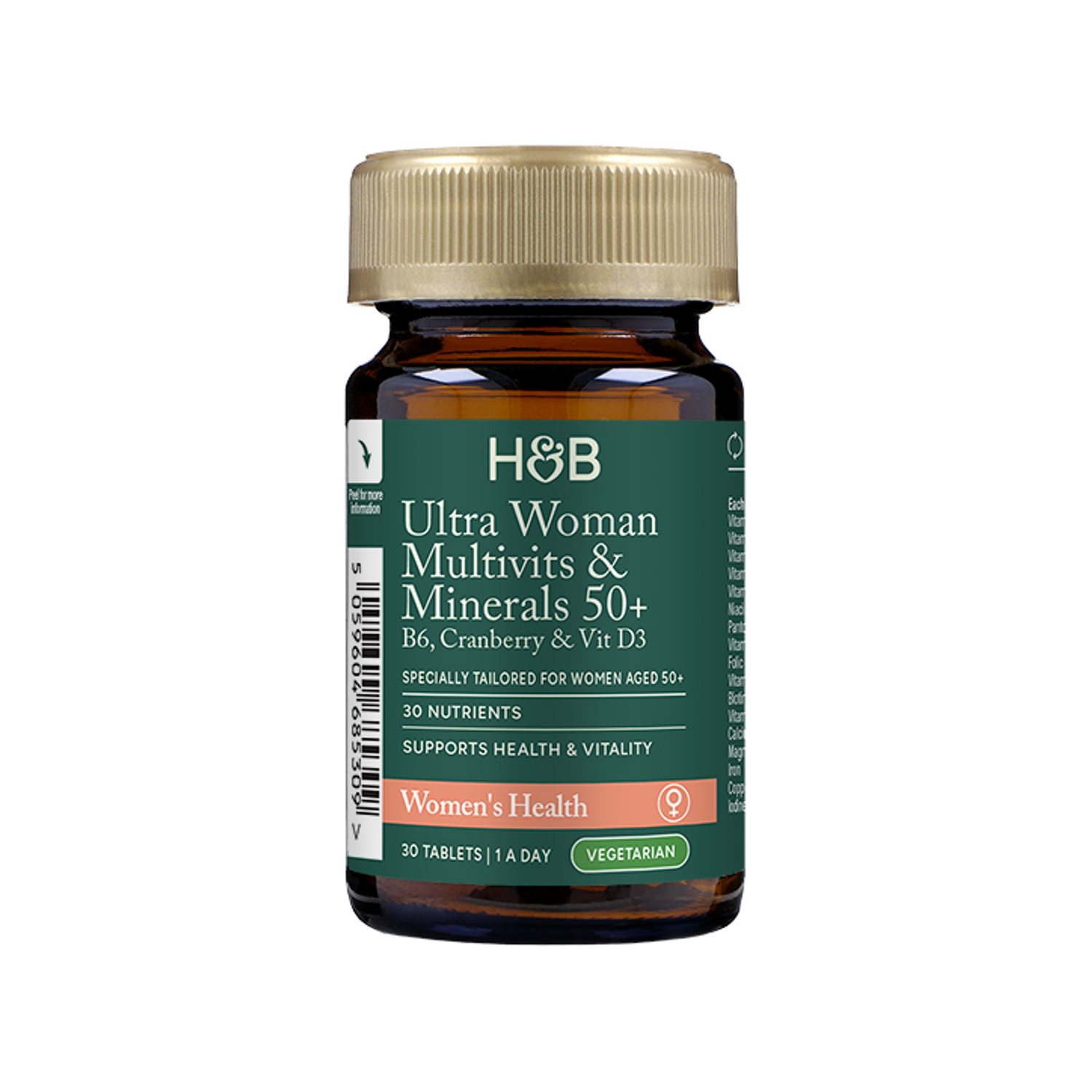 Ultra Woman 50+ 30 Tablets | H&B