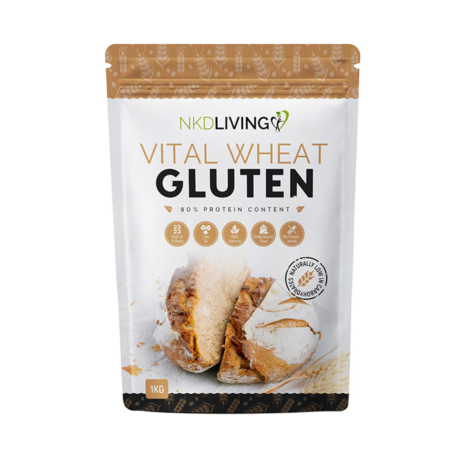 Living Vital Wheat Gluten - 1kg | NKD | H&B