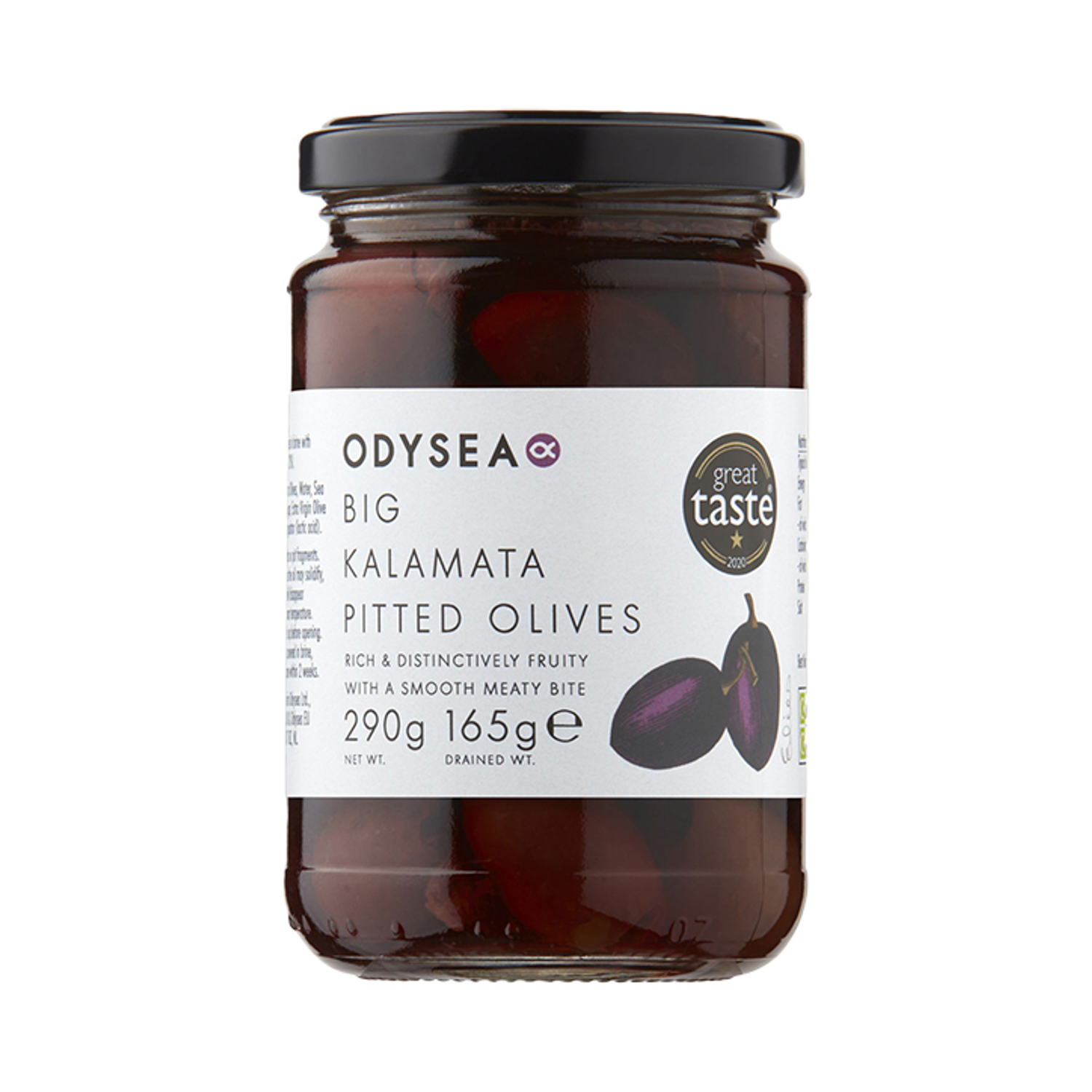 Big Kalamata Pitted Olives 290g | Odysea | H&B