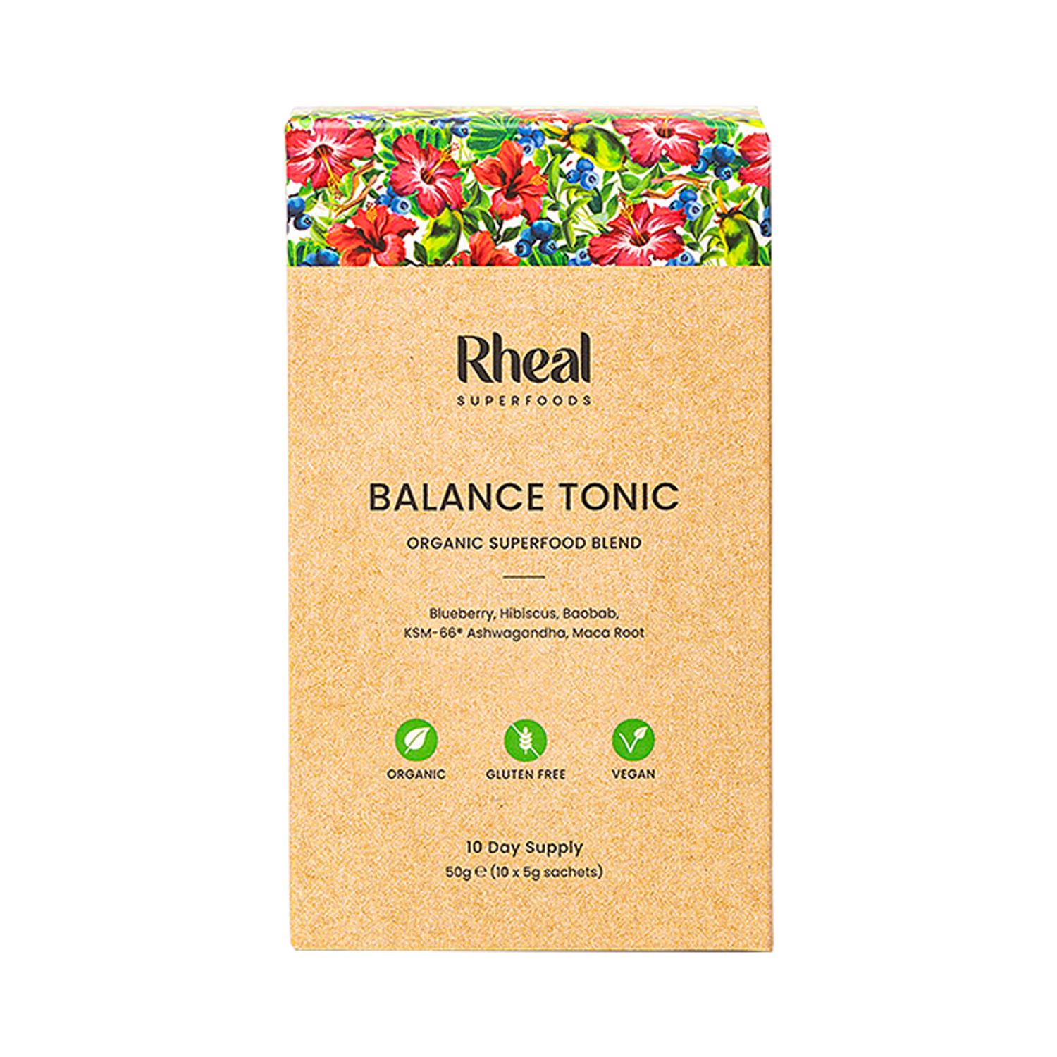 Rheal Superfoods Balance Tonic Sachets | Supplements | H&B